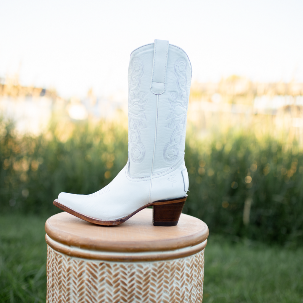Mimi Western Cowboy Boot white – ShopSOLS